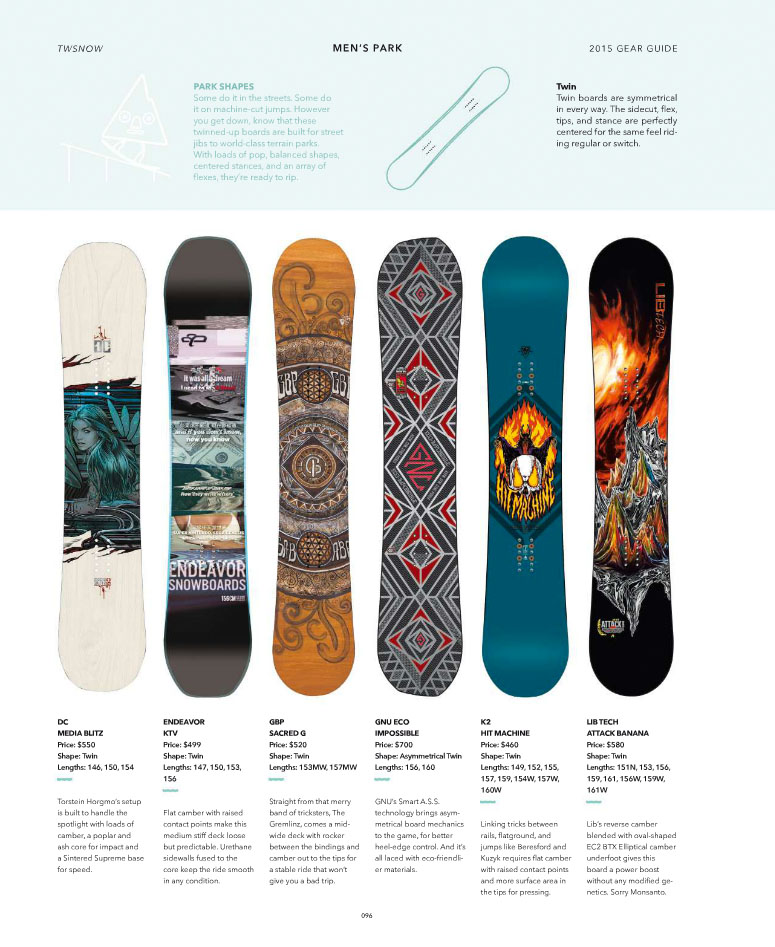 Transworld SNOWBOARDING Gear Guide 2014 – Mervin Manufacturing