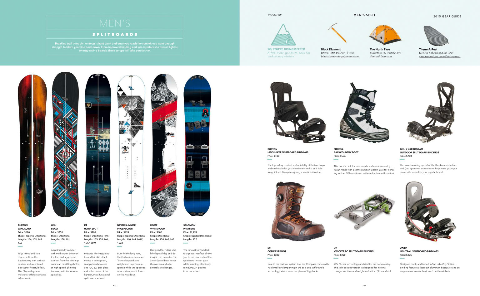 Transworld SNOWBOARDING Gear Guide 2014 – Mervin Manufacturing