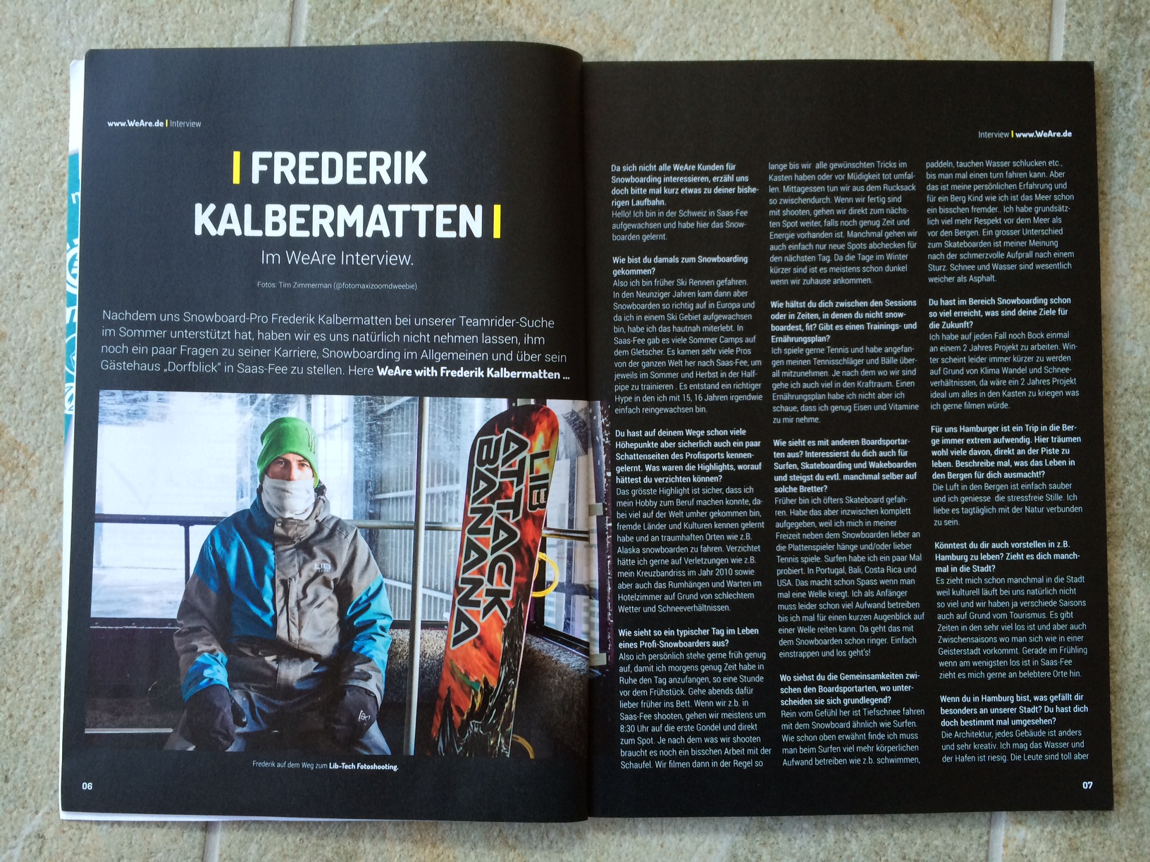 Lib Tech Snags Cover of We Are Magazine – Mervin Manufacturing