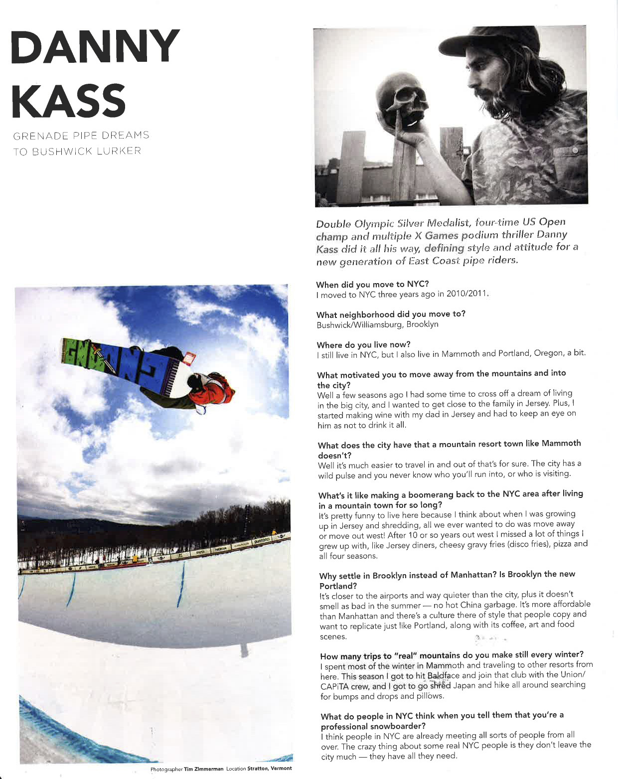 Chris Rasman on the Cover of Snowboard Mag 11.3: The Primitive Issue ...