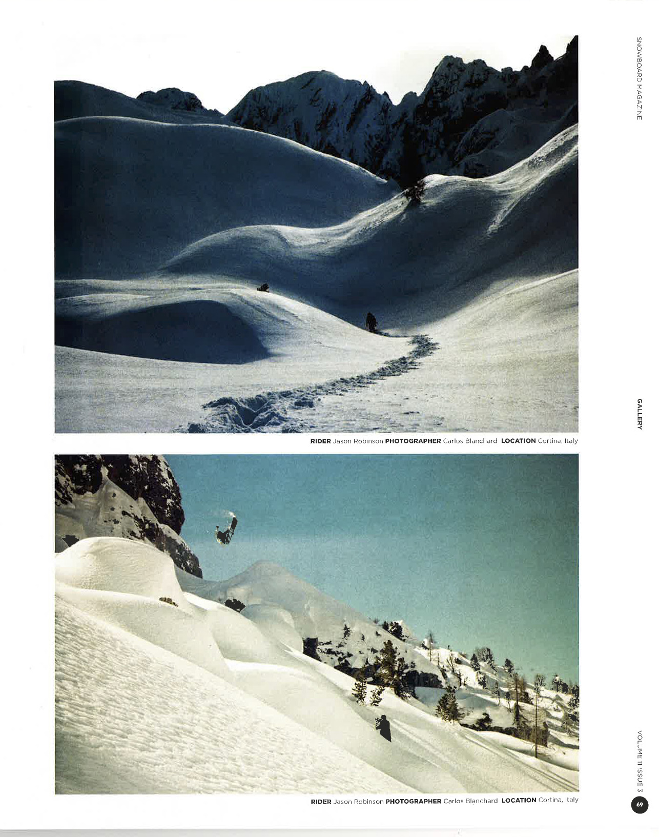 Chris Rasman on the Cover of Snowboard Mag 11.3: The Primitive Issue ...